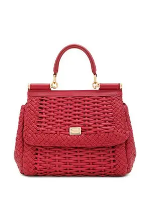 Dolce & Gabbana Small Sicily Handbag - Red