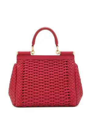 Dolce & Gabbana Small Sicily Handbag - Red