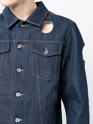 Off-White Cut-out Denim Jacket