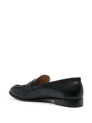 Ralph Lauren Leather Penny Loafers - Black