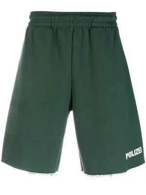 Vetements Polizei Raw-edge Shorts