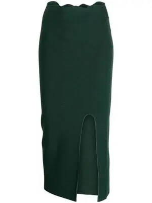 Galvan Delia Knitted Pencil Skirt