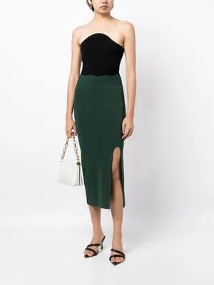 Galvan Delia Knitted Pencil Skirt