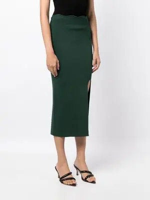Galvan Delia Knitted Pencil Skirt