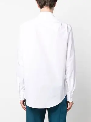Alexander McQueen Pointed-collar Poplin Shirt