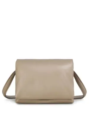 Marni Mini Prisma Leather Clutch - Neutrals