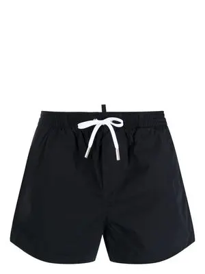 Dsquared2 Icon Logo-print Swim Shorts - Black