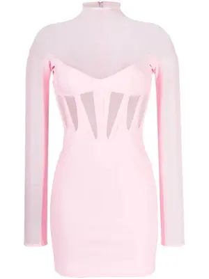 Mugler Tulle Corset
