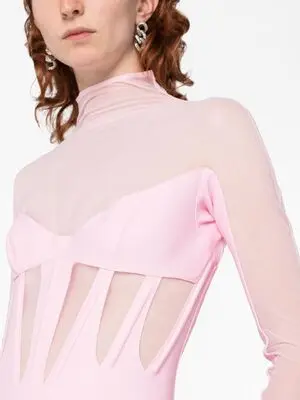 MUGLER Corset Illusion Minidress