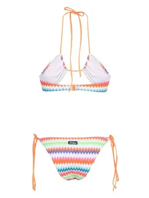 MC2 SAINT BARTH Zigzag-print Bikini Set