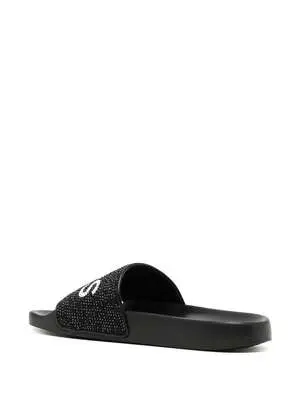 Michael Kors Gilmore Rhinestone-embellished Slides