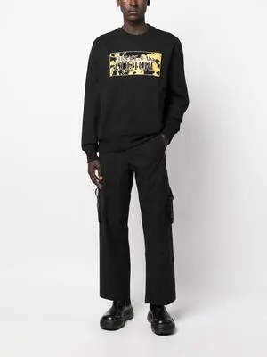 Versace Logo-print Cotton Sweatshirt