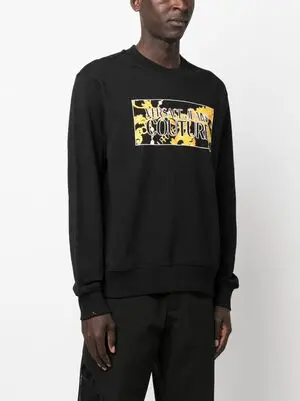 Versace Logo-print Cotton Sweatshirt
