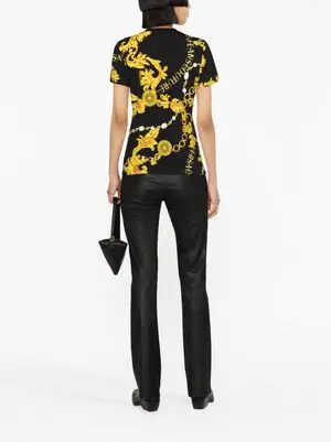 Versace Logo Couture-print T-shirt