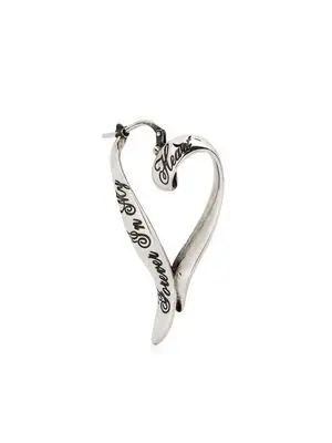Acne Studios Heart-shape Earring - Silver