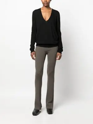 Rick Owens Ribbed Flared Trousers
