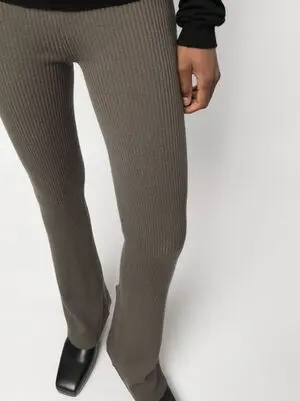Rick Owens Ribbed Flared Trousers