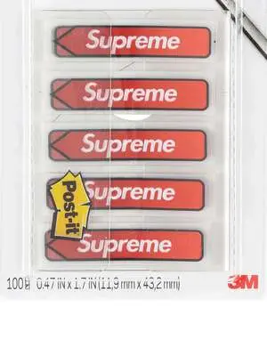 Supreme Logo Print Post-it Notes