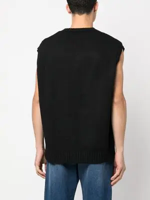 WTAPS V-neck Ribbed Knit Vest