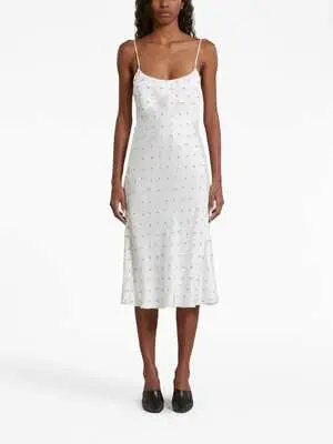 Marni Rose-jacquard Slip Dress