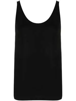 Fabiana Filippi Scoop-neck Tank Top - Black
