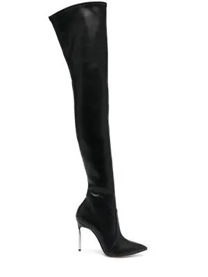 Casadei Blade 100mm Thigh-high Boots
