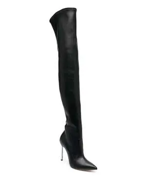 Casadei Blade 100mm Thigh-high Boots