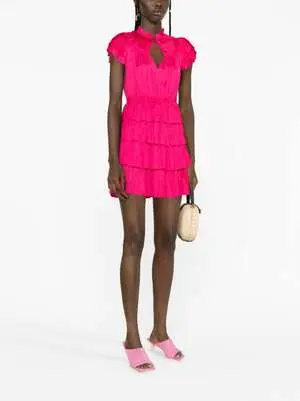 Ulla Johnson Vesna Ruffled Minidress - Pink