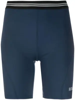 Rossignol Logo-print Biker Shorts - Blue