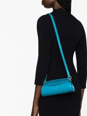 JIL SANDER Cannolo Shoulder Bag - Blue