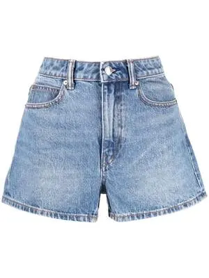 Alexander Wang Shorty High-rise Denim Shorts