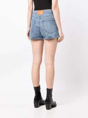 Alexander Wang Shorty High-rise Denim Shorts
