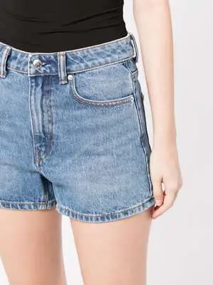 Alexander Wang Shorty High-rise Denim Shorts