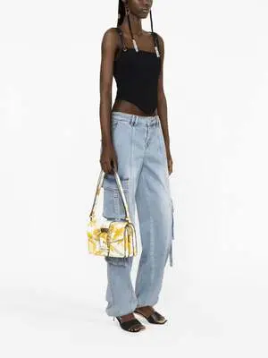 Versace Baroque Print Satchel Bag
