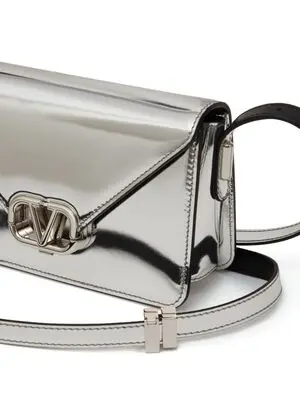 Valentino Garavani Mirrored Shoulder Bag - Silver