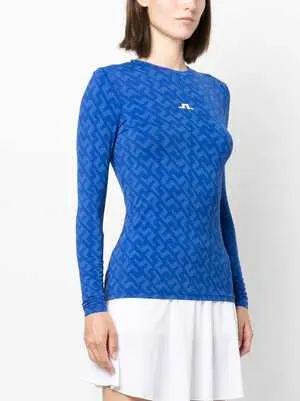 J. Lindeberg Logo-print Compression Top