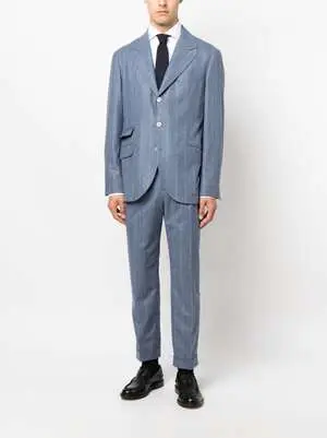 Brunello Cucinelli Pinstripe Wool Blazer