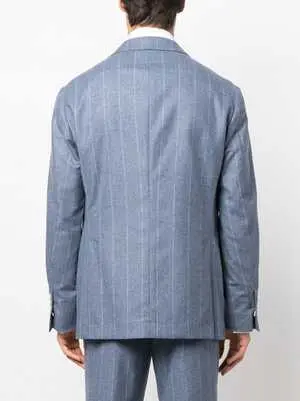 Brunello Cucinelli Pinstripe Wool Blazer
