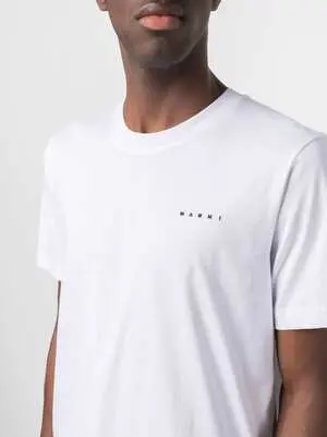 Marni Logo-print Cotton T-shirt - White