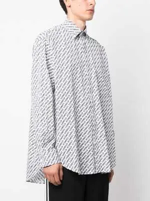 Vetements Logo-print Cotton Shirt