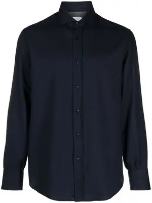 Brunello Cucinelli Button-up Cotton-cashmere Shirt
