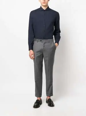 Brunello Cucinelli Button-up Cotton-cashmere Shirt