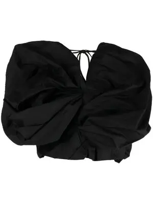 JNBY V-neck Crop Top