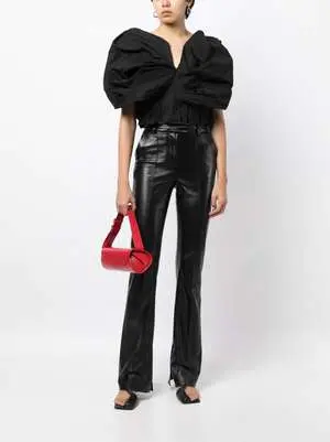JNBY V-neck Crop Top