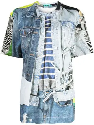 JNBY Graphic-print Cotton T-shirt