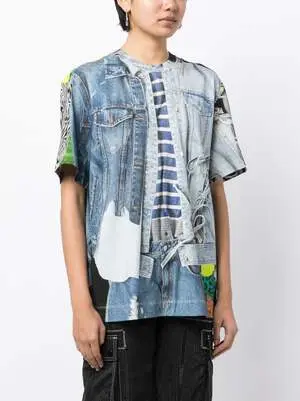 JNBY Graphic-print Cotton T-shirt