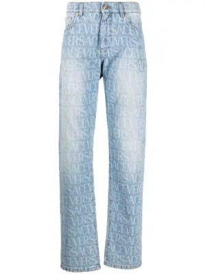 Versace Printed Jeans For Men