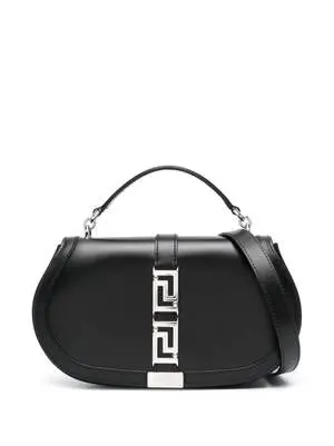 Versace Greca Goddess Leather Shoulder Bag