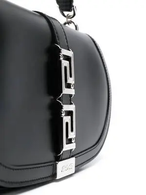 Versace Greca Goddess Leather Shoulder Bag