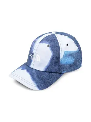 Supreme X The North Face Bleached Denim Print 6-panel Cap